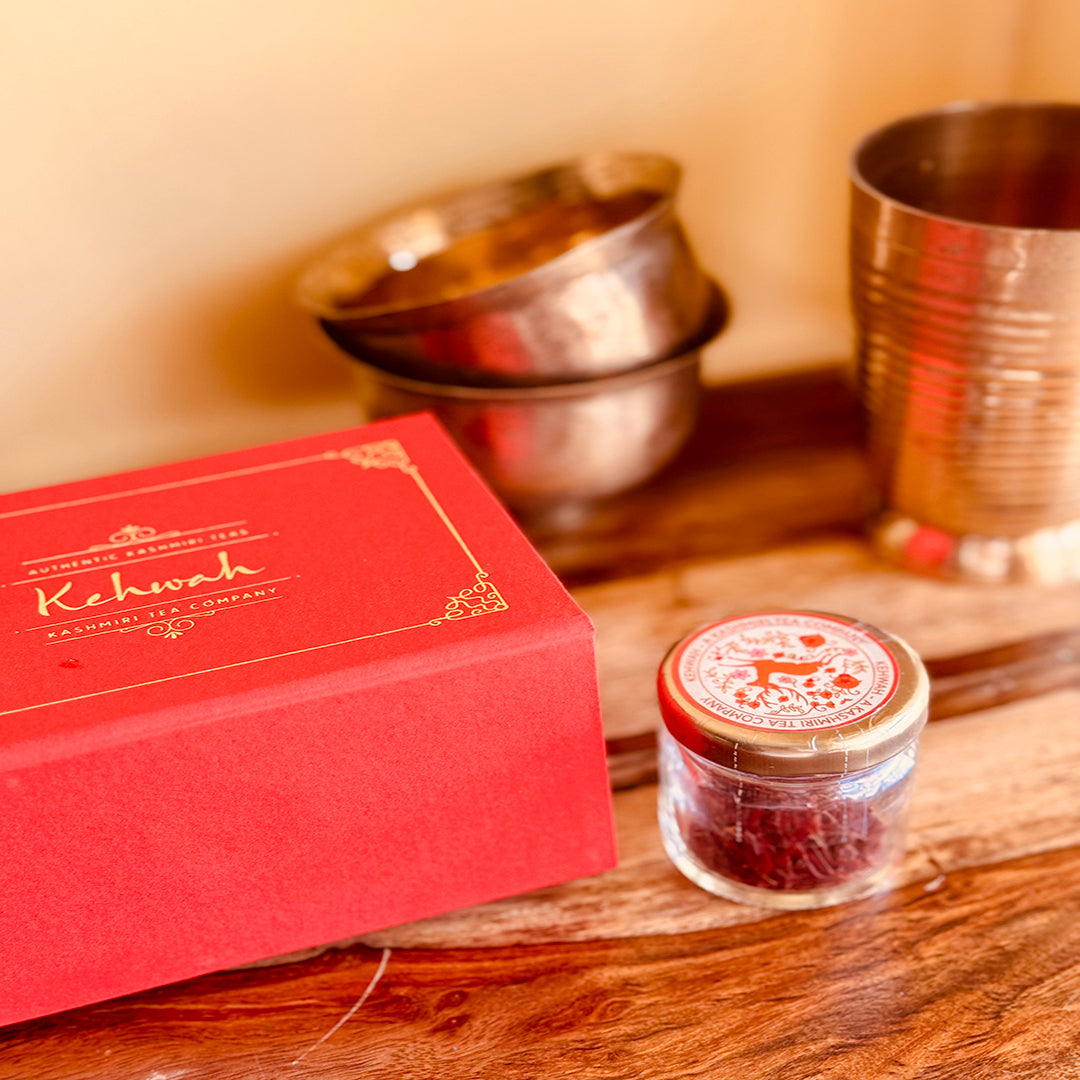 Curated Kashmiri Kahwa Gift Box For Conscious Celebrations – Kehwah